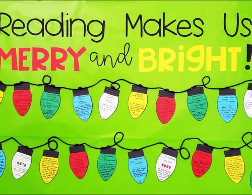 Christmas Bulletin Board for First, Second and Third Grade by Stephanie ...
