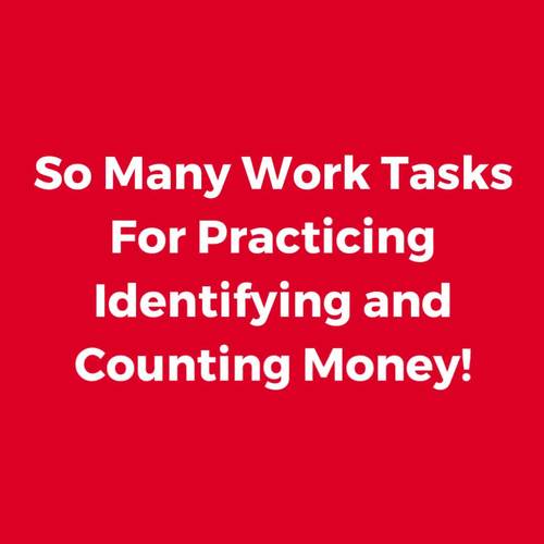 Big Box Of Work Tasks: Money Skills by File Folder Heaven | TpT