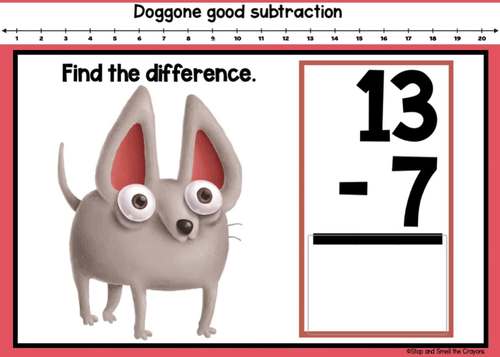 Boom Cards | Subtraction to 20 by Stop and Smell the Crayons | TPT