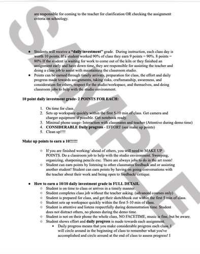 Digital Photography 1 -Editable Syllabus for High School or Middle School