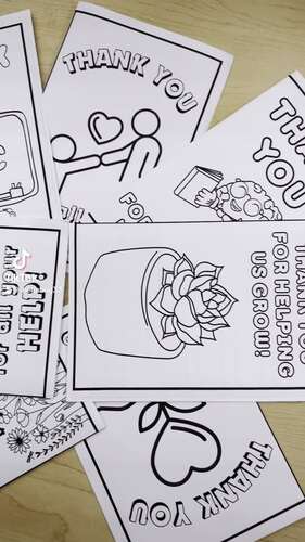 Thank You Cards Teacher Appreciation Week & Principal Appreciation ...