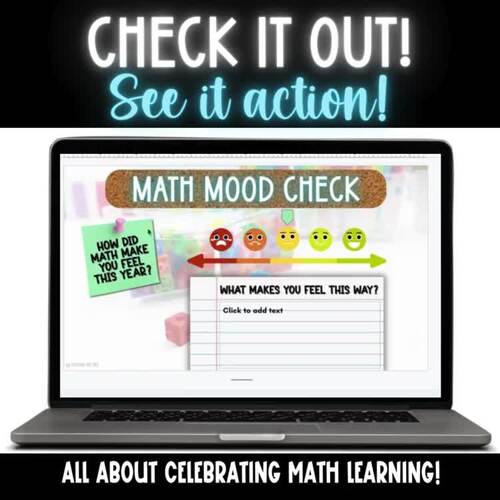 End of the Year Math Class Reflection Digital Activity: Math Class was ...