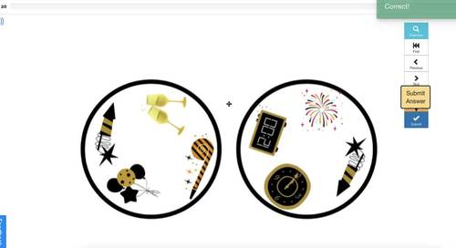 NEW YEARS/ NYE SPOT THE MATCH BOOM CARDS:OT /SLP visual perceptual game