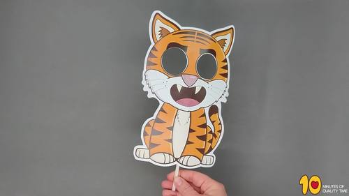 Tiger Paper Mask by 10 Minutes of Quality Time | TPT