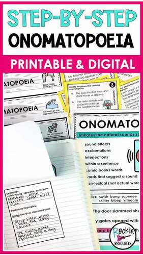 Figurative Language Onomatopoeia | Figurative Language Worksheets ...