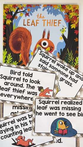 The Leaf Thief Reading Comprehension & Read Aloud Book Activities ...