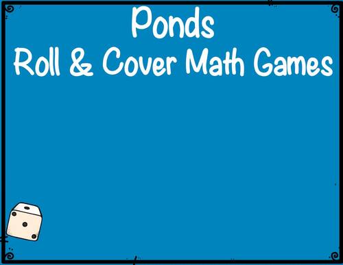 Ponds Themed Math Center Dice Games Two & Three Addend Addition | TPT