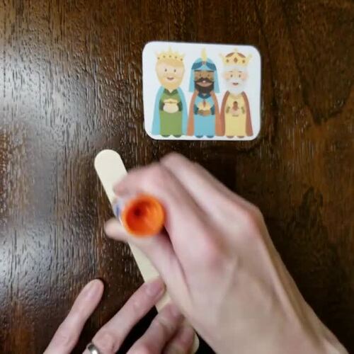 The Three Wise Men Craft Sunday School Bible Lesson, Magi Following the ...