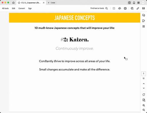 ESL Advanced Lesson: Learn about Japanese Concepts to Improve Life