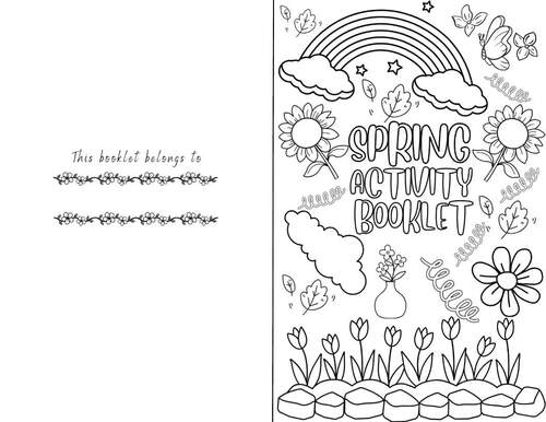 Spring Activity Booklet for Kids | Spring Printable Workbook ...