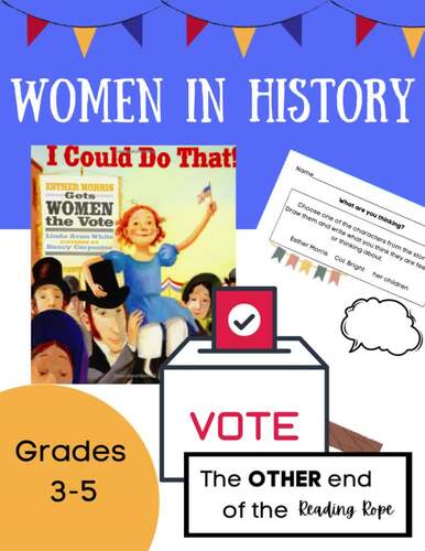 Women in History- I Can Do That! Esther Morris and the Women's Right to ...