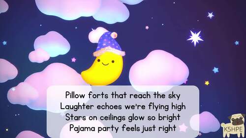 Music: Pajama Party Song, Classroom Songs with Lyrics for Sing-along ...
