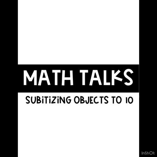 Numbers Talks Ten Frames No Prep Task Cards Subitizing and Number ...