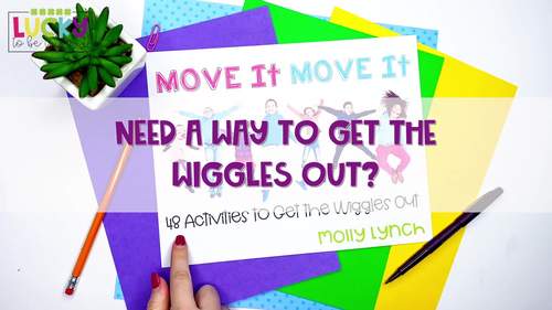 Movement Cards Brain Break Activity Cards Move It for Getting Wiggles Out