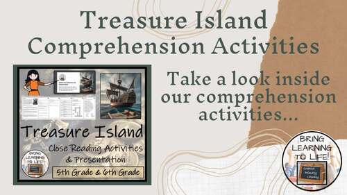 Treasure Island Fiction Reading Comprehension | 5th Grade & 6th Grade