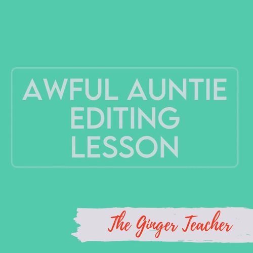 Editing Writing Lesson by The Ginger Teacher | TPT