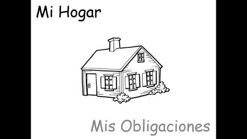 Spanish Household Chores Video Note Bundle (Distance Learning) | TpT