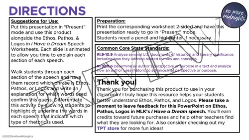 Ethos, Pathos, Logos Rhetorical Analysis of MLK's "I Have a Dream" Speech
