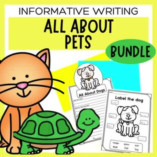 All About Pets Informative Writing Bundle by Little Learner Hub | TPT