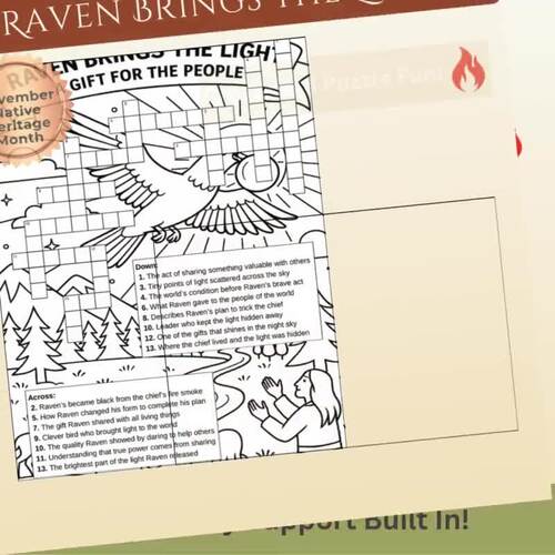 Raven Brings Light – A Gift For the People: Puzzle Pack by Ms Koven ...
