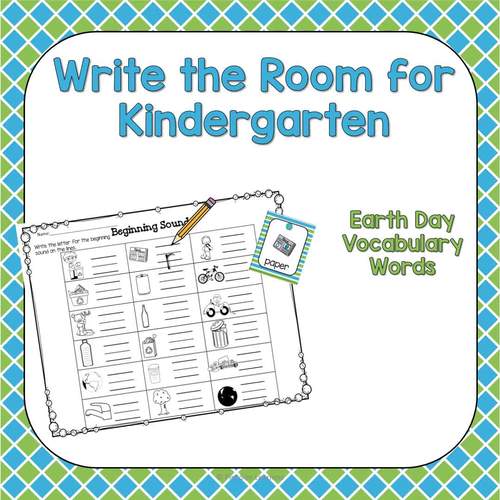 Write the Room Center Earth Day - Themed Activities For Kindergarten