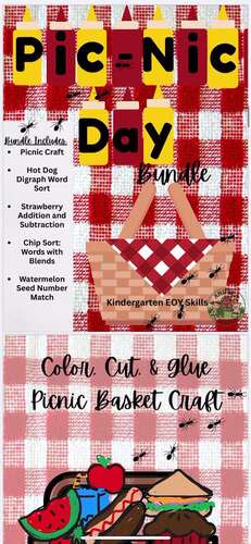Kindergarten Picnic Day Bundle /Standards- Activities aligned with CKLA ...