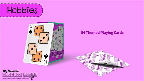 Hobbies Themed Playing Cards Deck by MyThematicPlayingCards | TpT
