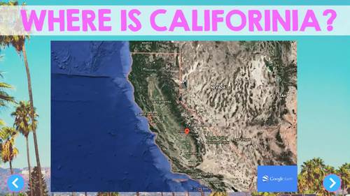 California - Interactive PowerPoint Presentation - Distance Learning