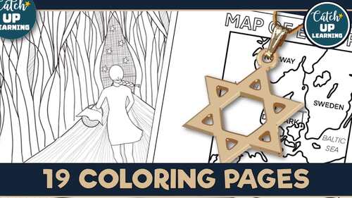 star of david coloring pages for kids