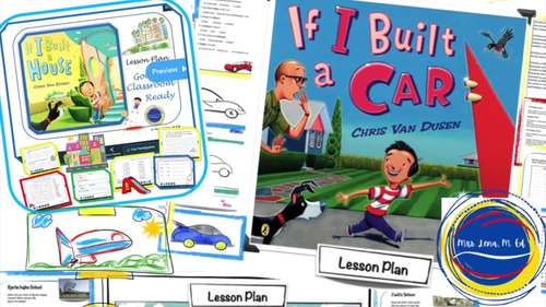 If I Built Series by Chris Van Dusen Bundle by Mrs Lena | TpT