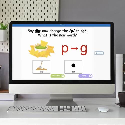 PHONEME SUBSTITUTION: Final Sound - Boom Cards™ by Suzuki Speech Therapy