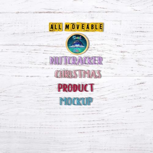 Christmas Nutcracker Product Mockup Pack | Festive Paper Mock Up ...