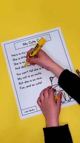 CVCe Word Family Phonics Poems with Decodable Text | TPT