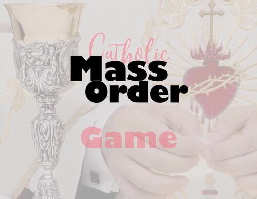 Catholic Mass Order Dice Game Matches Catholic Kids Bulletins: Make ...