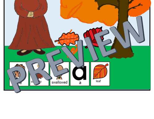 Fall Leaf Adaptive Books/Unit for Autistic and Special Needs Students