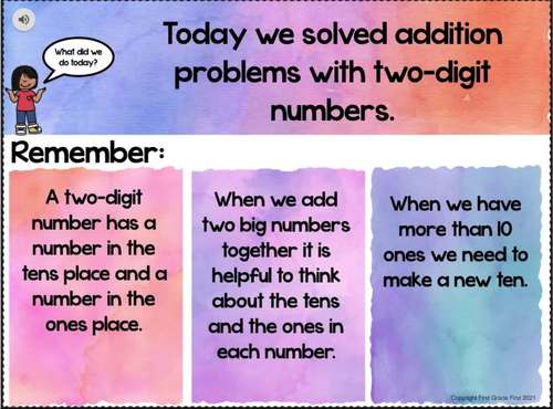 Addition with Regrouping Digital Lesson by The No Prep Teacher | TPT