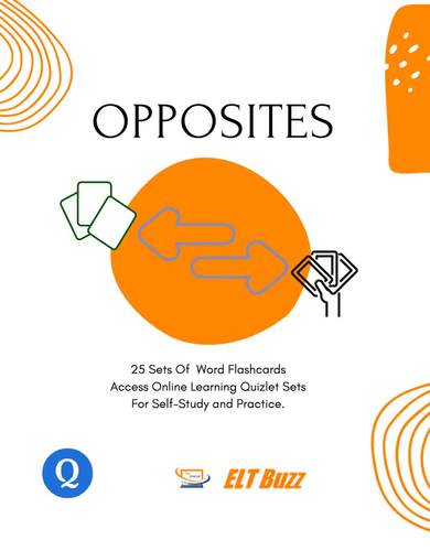 Opposites - Flashcards by ELT Buzz Teaching Resources | TPT