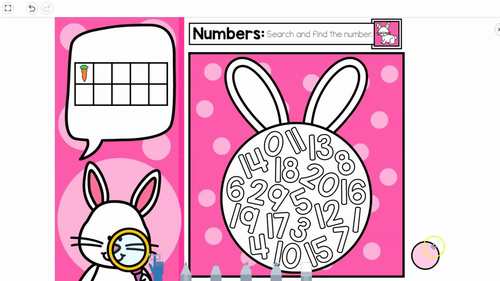 INSTANT Digital Games: BUNNY THEMATIC PRE-LOADED TO SEESAW & GOOGLE SLIDES