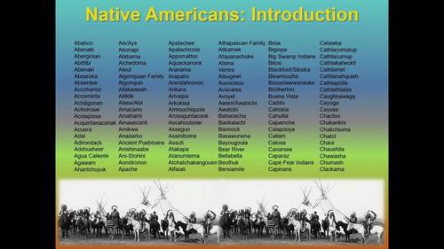 Native Americans (ALL 10 PARTS) visual, textual, engaging 200-slide PPT
