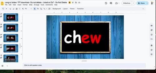 Long Vowel Practice- Decoding, Phonics Google Slides Bundle ...