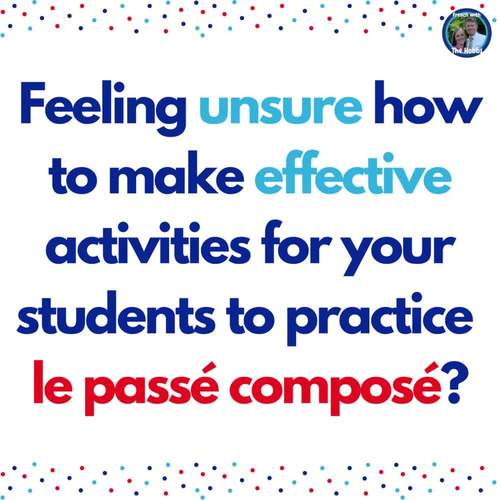 French Past Tense Verbs passé composé Boom™ Digital Task Cards BUNDLE 1
