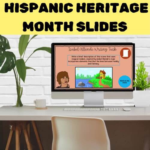 Hispanic Heritage Month Activity Slides for Morning Work September ...