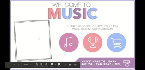 Music Meet The Teacher for Google Slides™ | Distance Learning | TpT