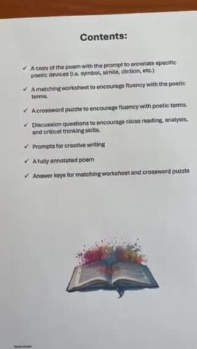 Complete HS level ELA lesson on Sandburg's Halloween poem "Theme in Yellow"