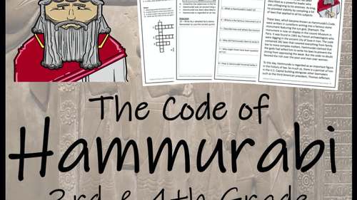 Hammurabi's Code Close Reading Activity | 3rd Grade & 4th Grade | TpT