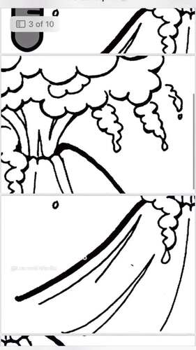 Chart work for Volcano by Fazila Sultana | TPT