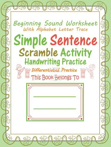 Beginning Sound Worksheet Alphabet Letter Trace of the Week Handwriting ...