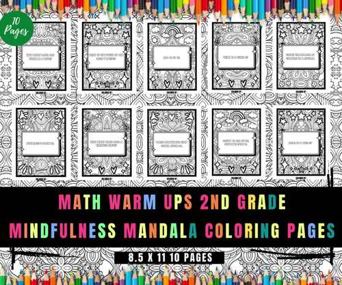 Math Warm Ups 2nd Grade, Door Decorations Craft Coloring Pages Saying ...