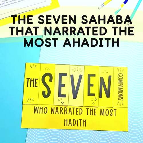 The 7 Sahaba that Narrated the Most Hadith by Teach Me Islam | TPT