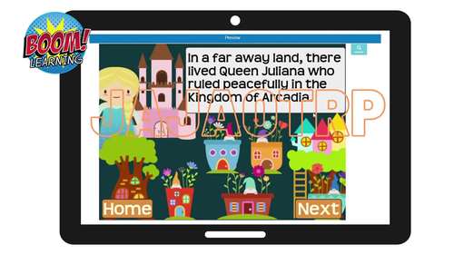 Winter Reading Interactive Short Story - Boom Cards Distance Learning